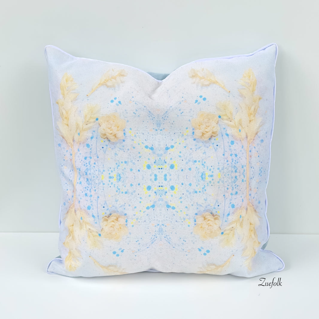 Evon Blue Cushion and Crockery Collection – Zuefolk