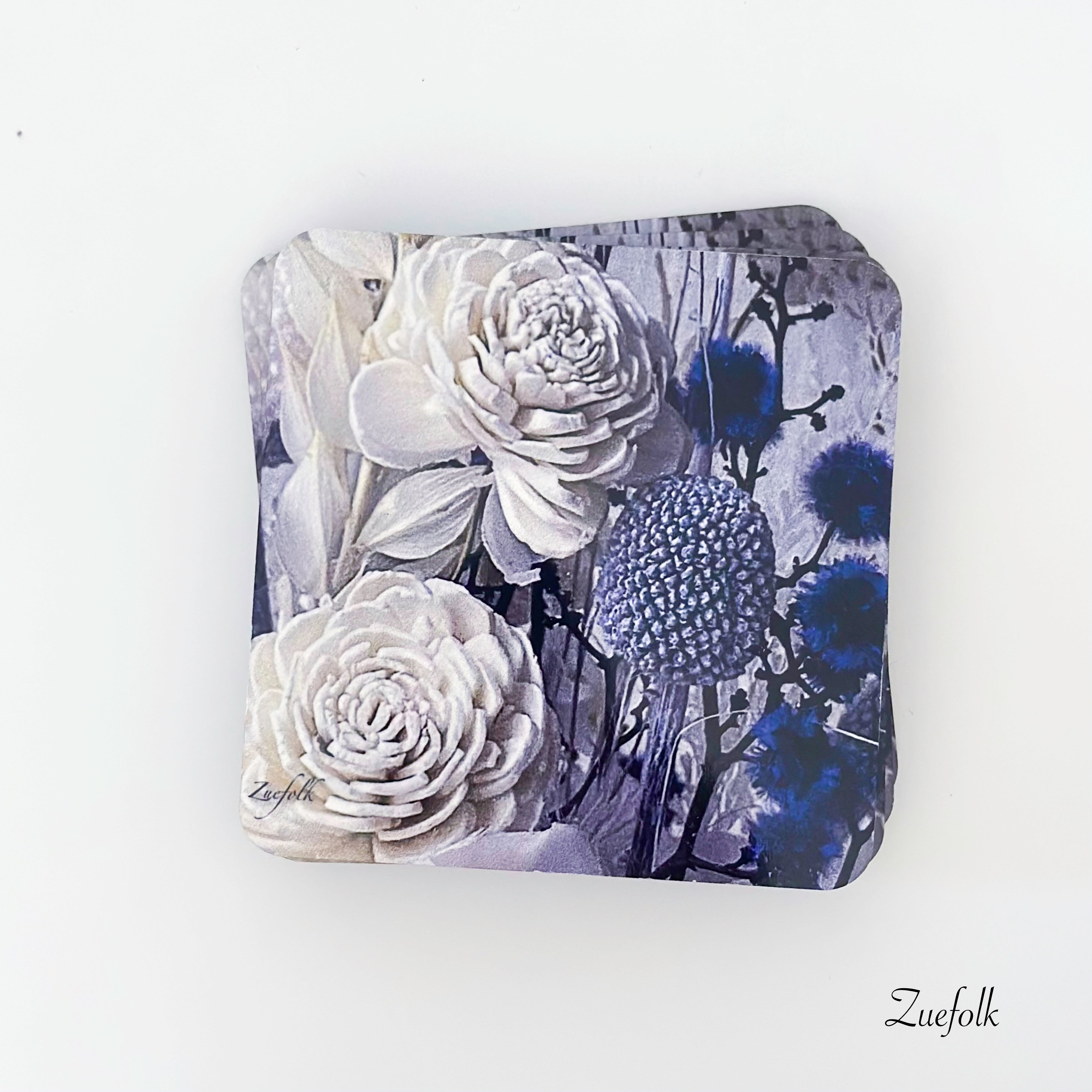 Evon Blue Cushion and Crockery Collection – Zuefolk